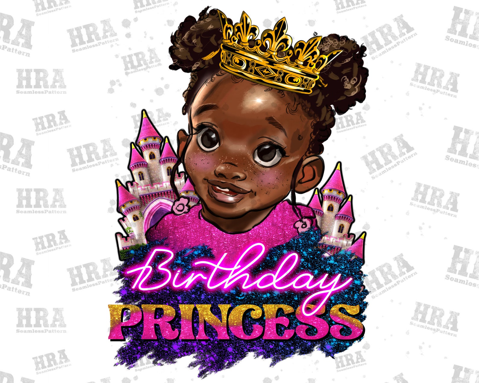 Birthday Princess Black Girl Png Sublimation Design, Juneteenth ...