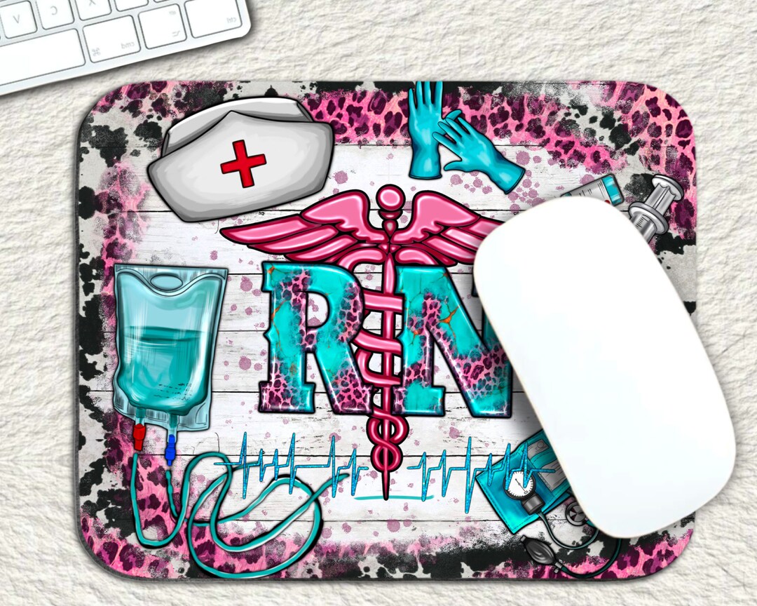 RN Registered Nurse Elementary Mouse Pad Png, Nurse Elementary Mouse ...