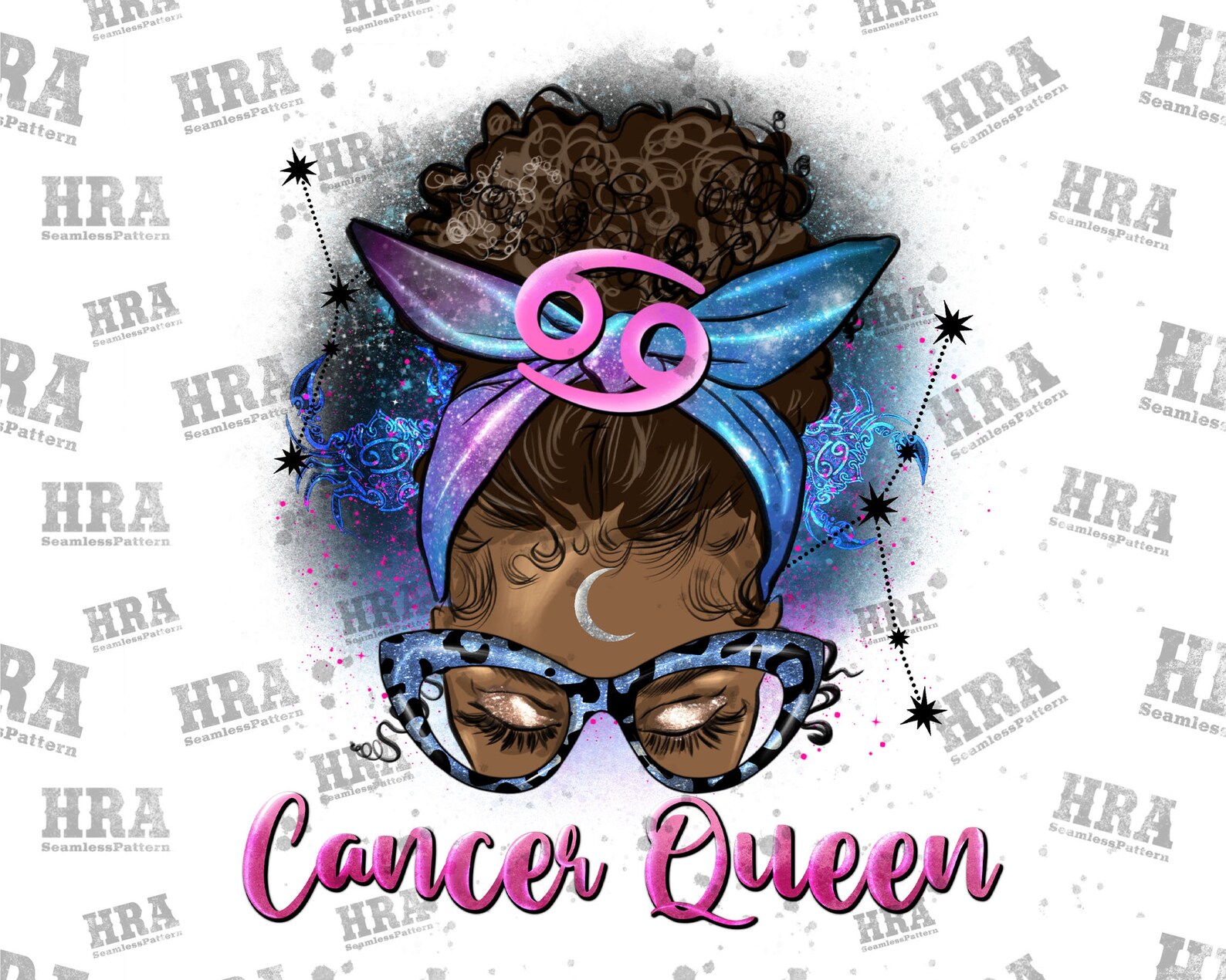 Afro Messy Bun Cancer Queen Png Sublimation Design Black - Etsy