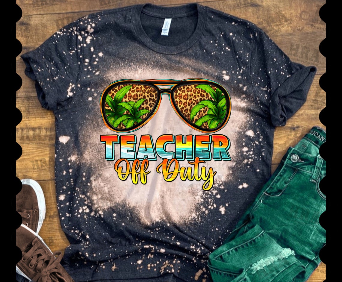 Teacher off Duty Summer Png Sublimation Design Teacher Life - Etsy