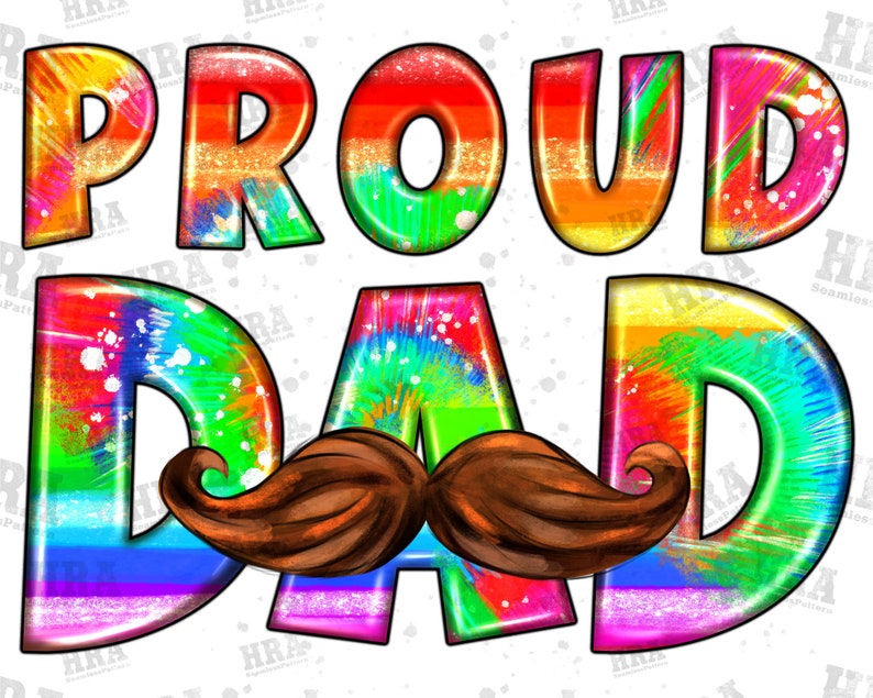 Proud Dad Png Sublimation Design Father's Day Png Tie - Etsy