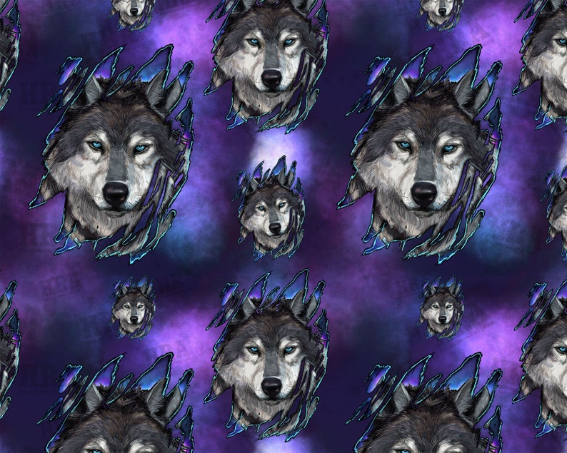 Wolf Scratch Mark Seamless Pattern Png Sublimation Design | Etsy