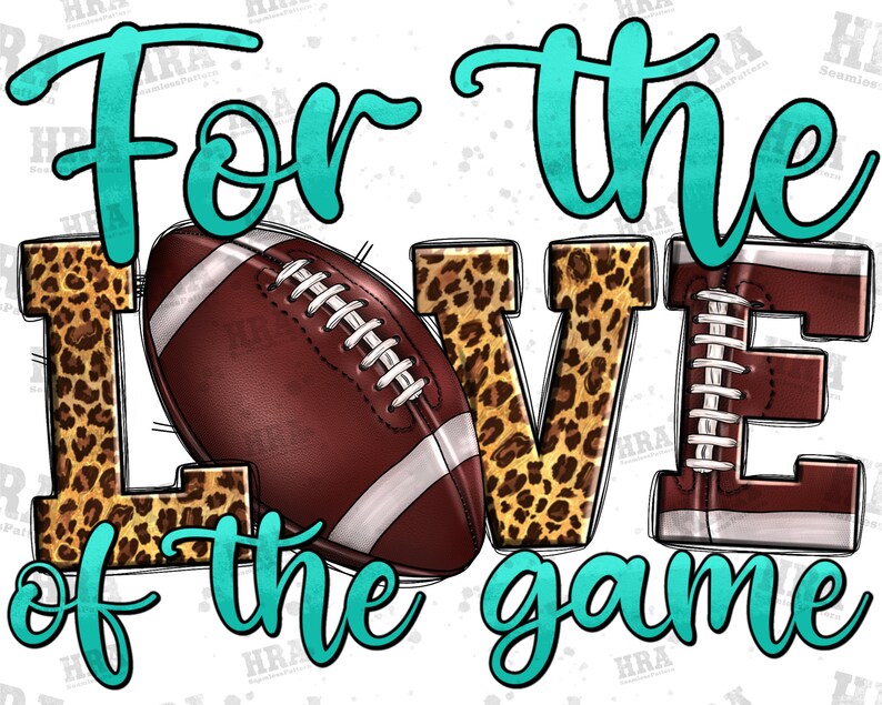 Western for the Love of the Game American Football Png Sublimation ...