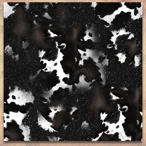 Cowhide Seamless Pattern Png Sublimation Design Bundle, Western ...