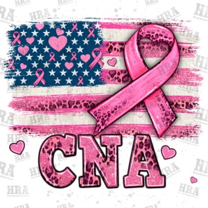 CNA Nurse American Cancer Flag Png, American Png, Cancer Awareness Png ...