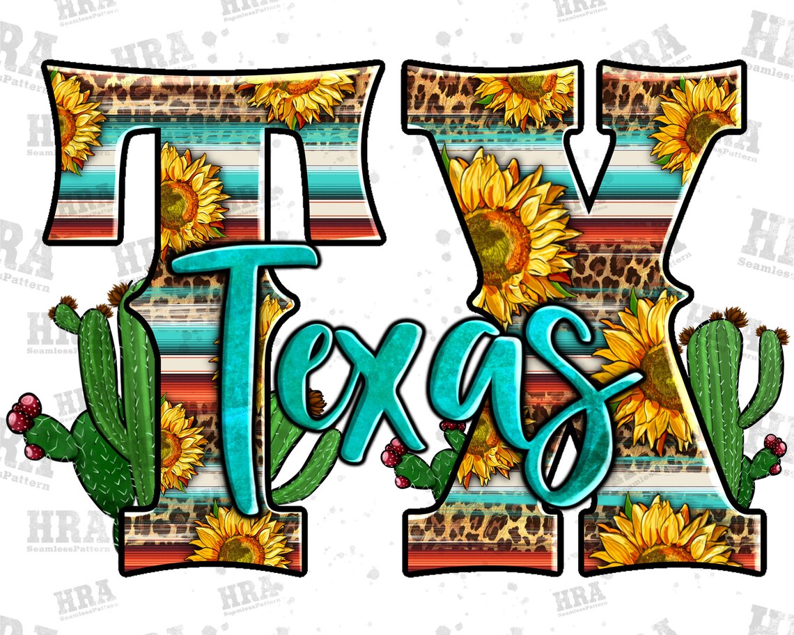 Western Texas Png TX Texas Sublimation Design Leopard Texas - Etsy