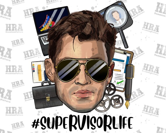 Male Supervisor Life Png Sublimation Design Caucasian Man - Etsy