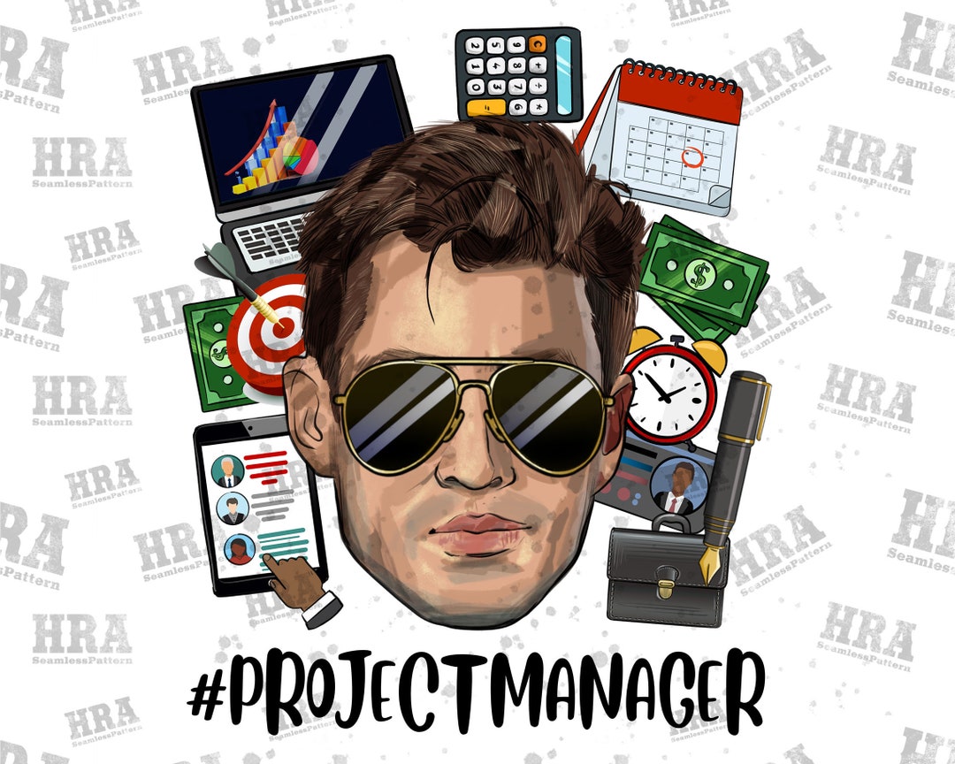 Male Project Manager Png Sublimation Design, Caucasian Man Png ...