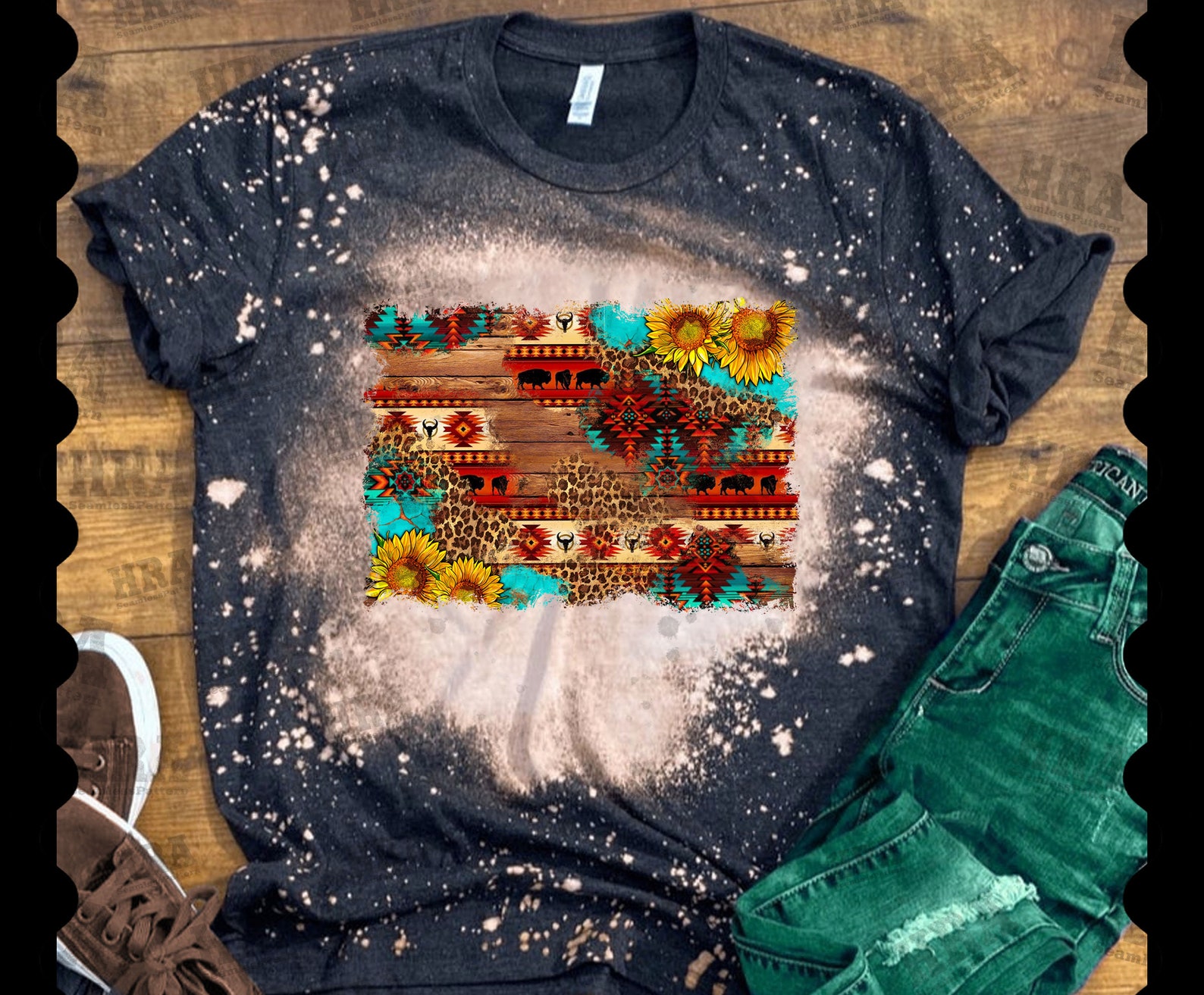 Aztec and Leopard Background Png Sublimation Design - Etsy