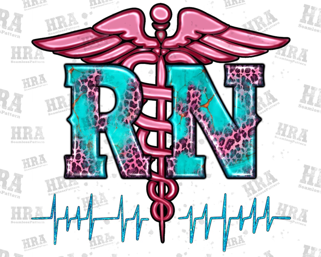 RN Registered Nurse Png Sublimation Design, Leopard Nurse Png ...
