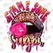 Gimme Some Sugar Lips With Lollipop Png Sublimation Design, Hand Drawn ...