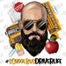Bald Bearded Man School Bus Driver Life Png Sublimation - Etsy