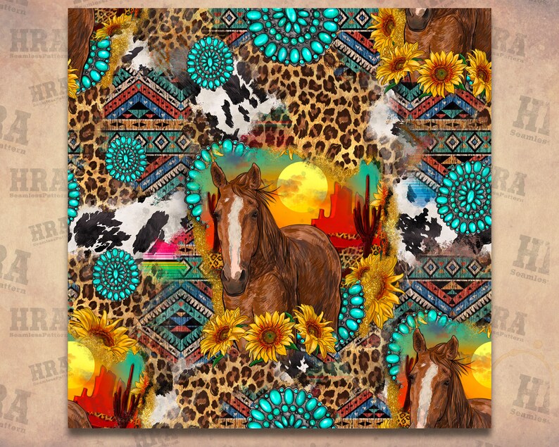 Rodeo Seamless Pattern Png Sublimation Design Bundle Western - Etsy