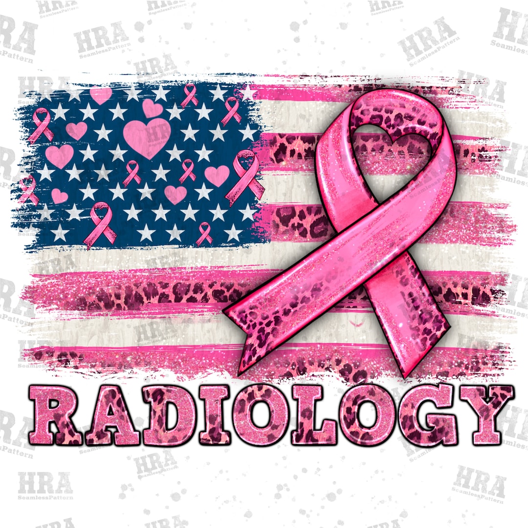 Radiology American Cancer Flag Png, Breast Cancer Awareness Png, Pink ...