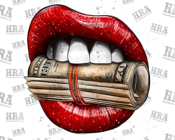 Lipstick And Money Background
