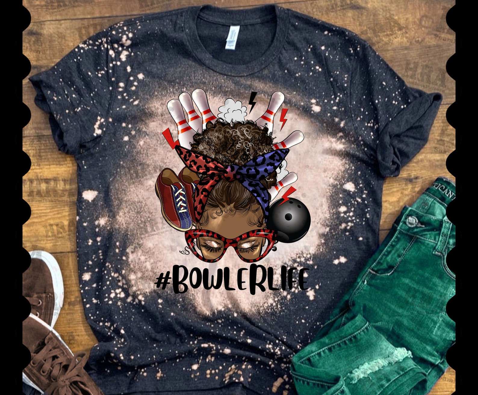 Afro Messy Bun Bowler Life Png Sublimation Design Download - Etsy