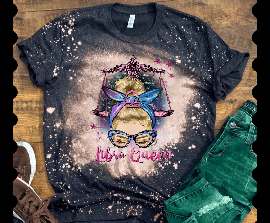 Blonde Messy Bun Libra Queen Png Sublimation Design Blonde - Etsy