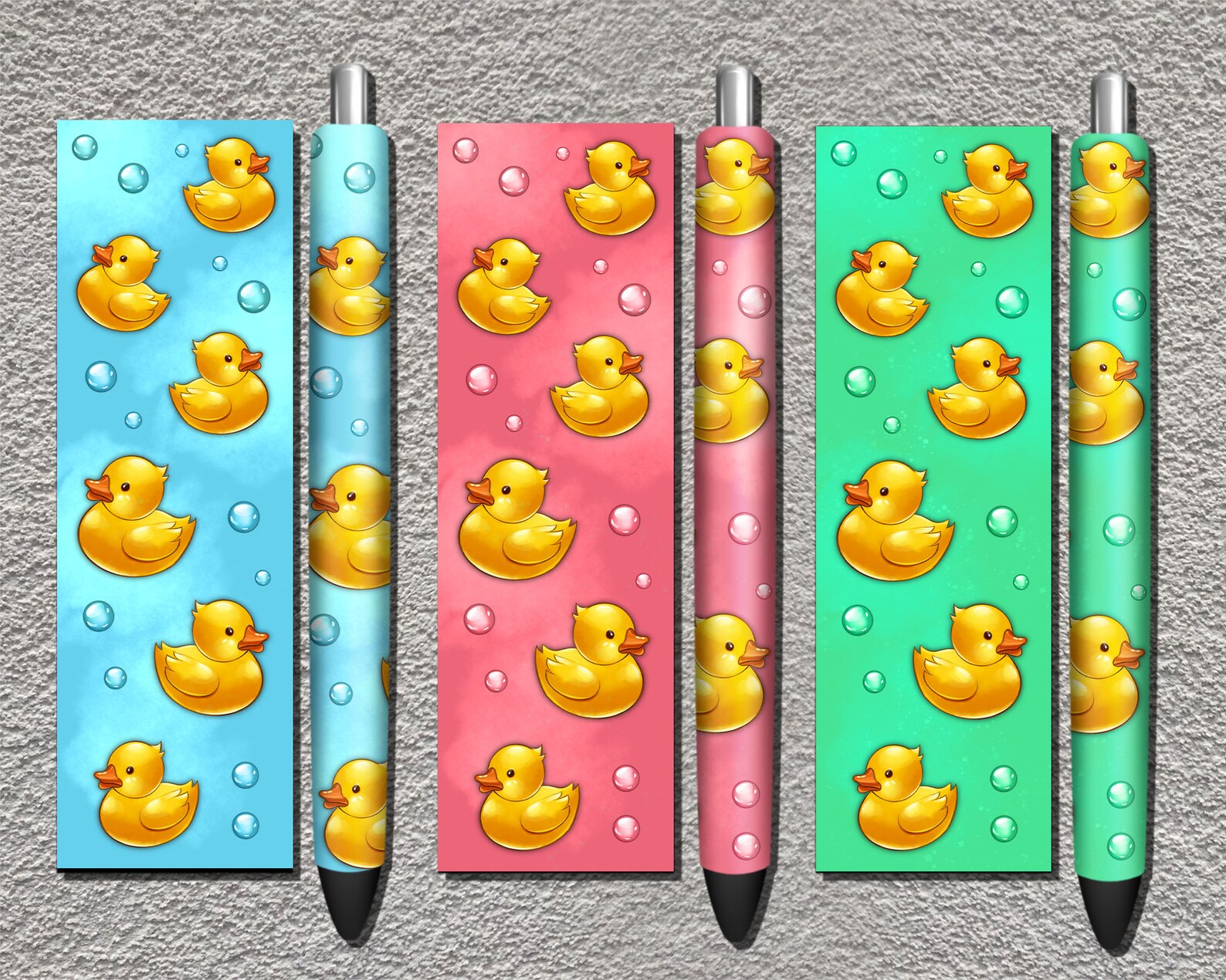 Rubber Duck Pen Wrap Png Sublimation Design Rubber Duck and - Etsy