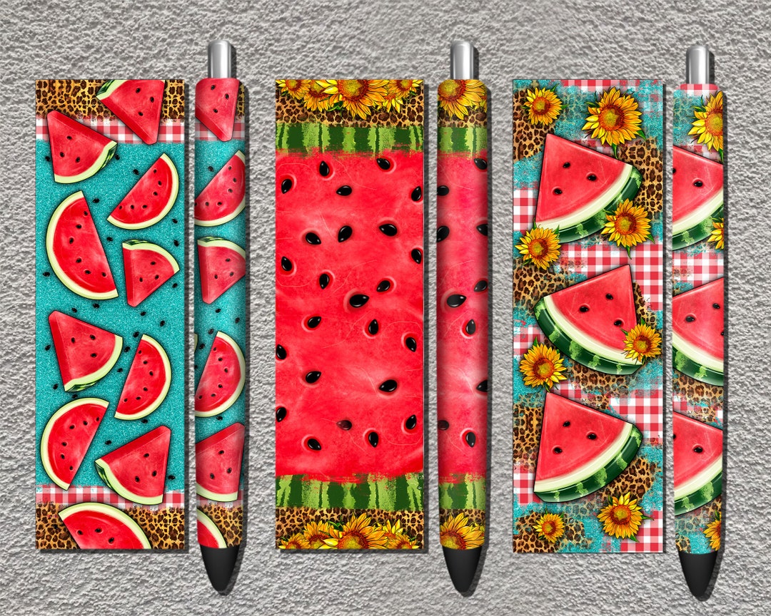 Western Watermelon Pen Wrap Png, Watermelon Png Sublimation Design ...