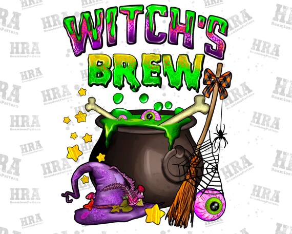 Witch's Brew Png Sublimation Design Eye Ball Png - Etsy