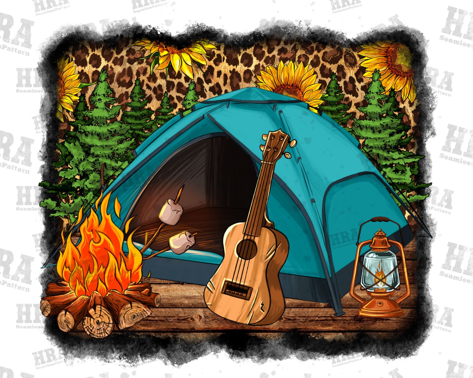 Camping Western Background Png Camp Life Png Camping Tent - Etsy