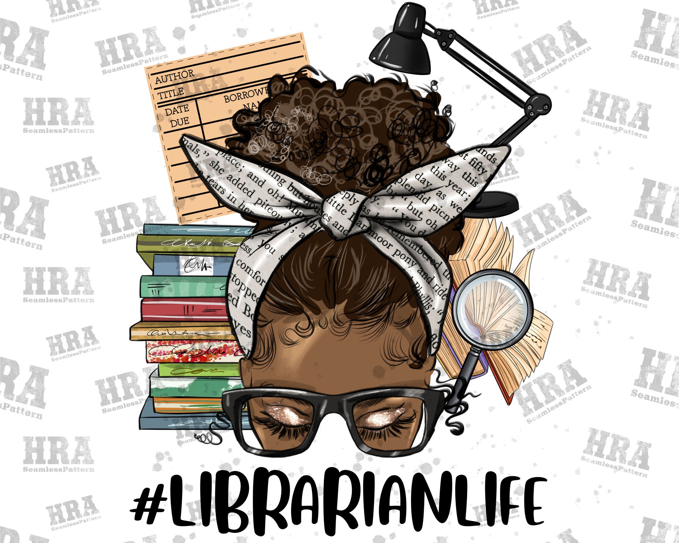 Librarian Glasses Drawing