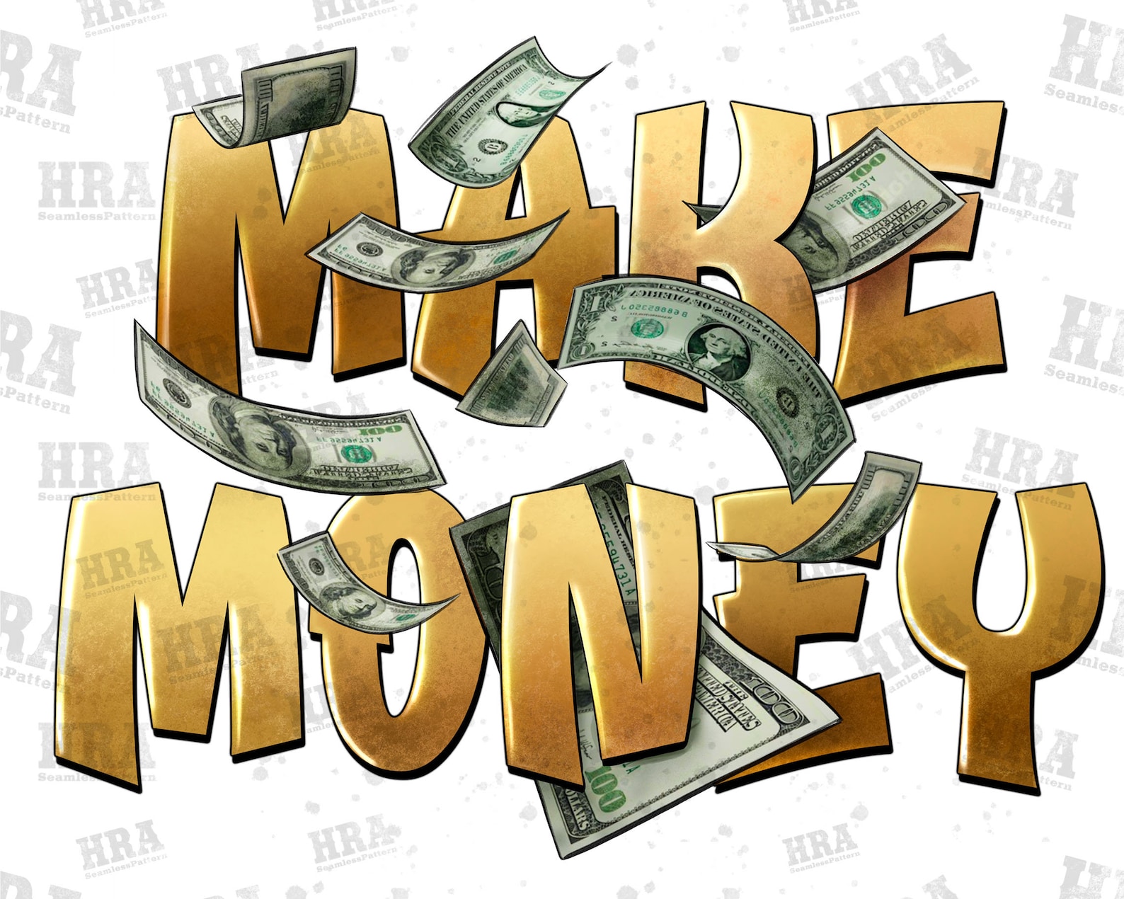 Make Money Dolars Png Sublimation Design Money Cash Png - Etsy