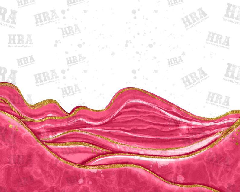 Pink Glitter Agate Border Digital Paperseamless Pink Glitter - Etsy