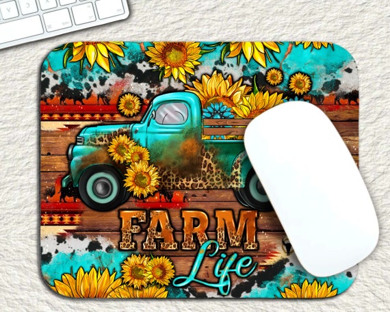 Western Farm Life Truck Mousepad Png Sublimation Design - Etsy