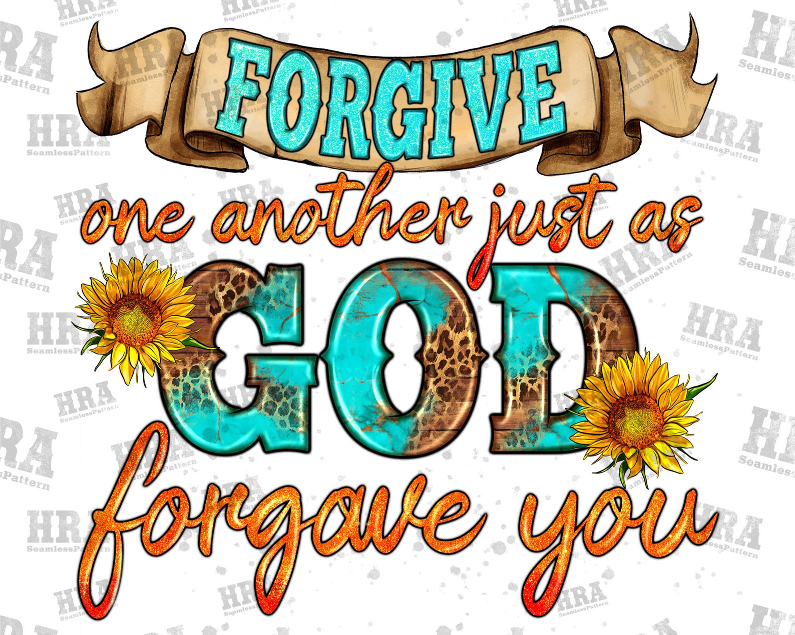 Forgive One Another Just as God Forgave You Png Sublimation - Etsy