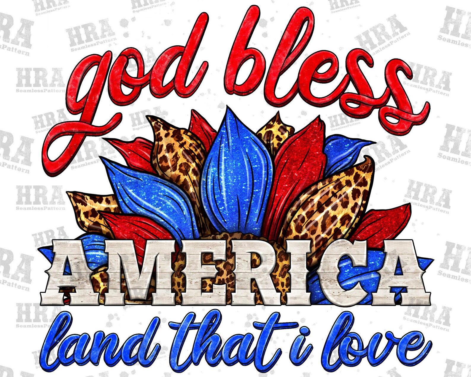 Western God Bless America Land That I Love Png Sunflower God - Etsy