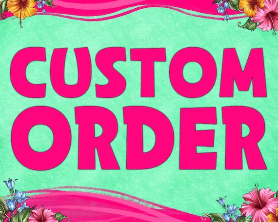 Custom Order Custom Order Png Design Digital - Etsy