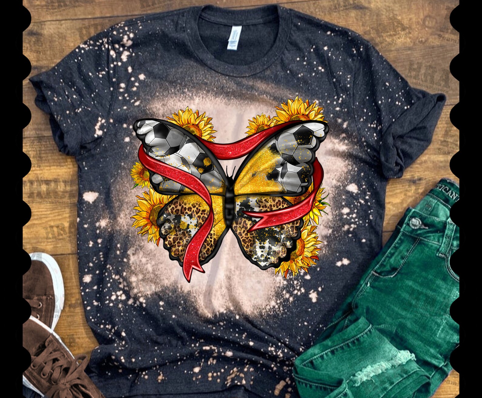 Western Football Butterfly Png Sublimation Design Leopard | Etsy