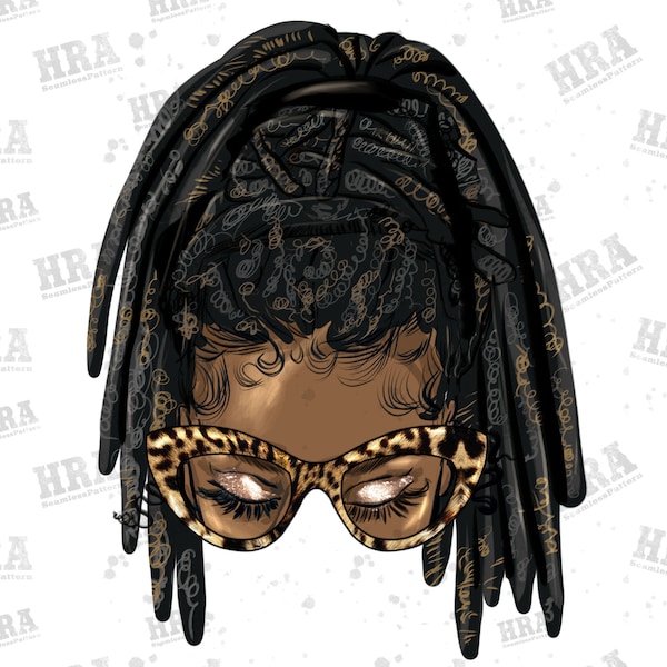 Black Girl With Locs Clipart - Etsy