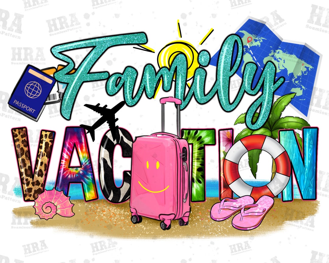 Family Vacation Png Sublimation Design Download, Summer Vibes Png ...