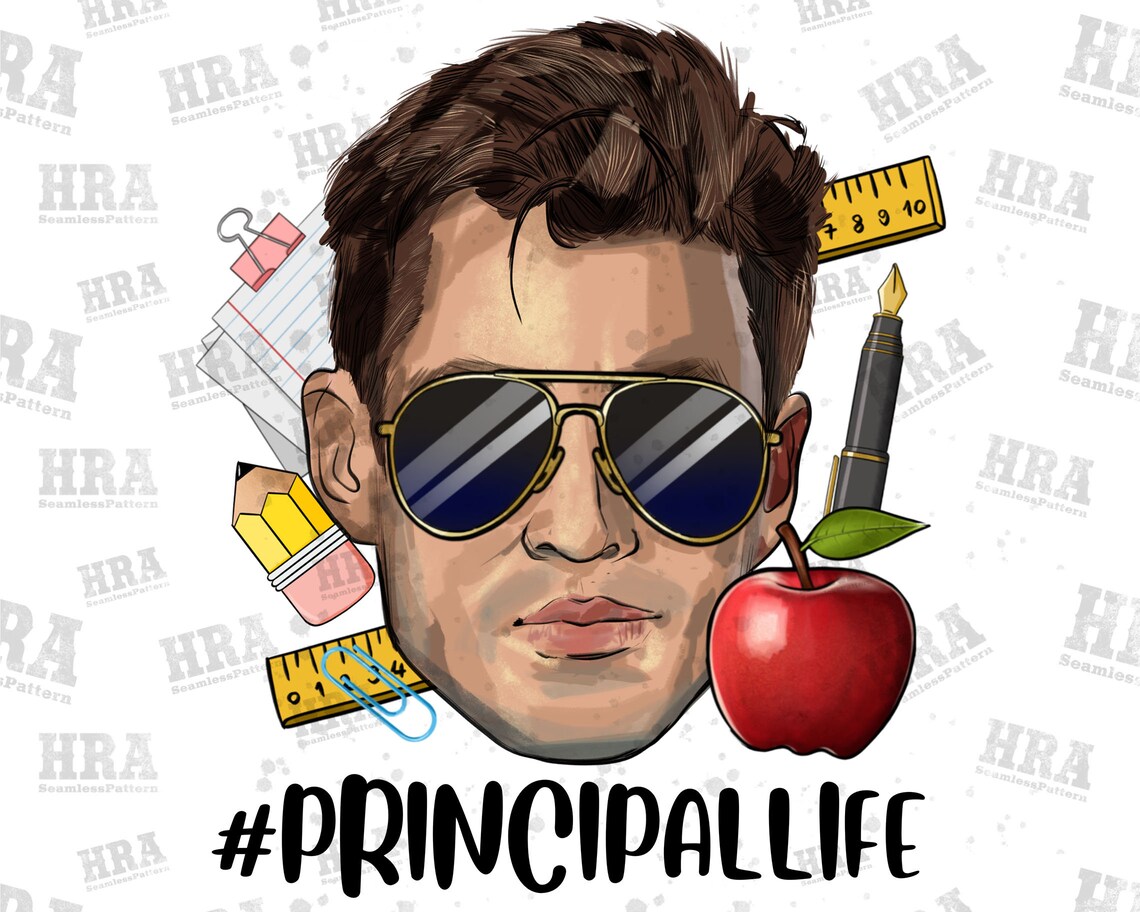 Principal Life Male Png Sublimation Design Caucasian Man - Etsy
