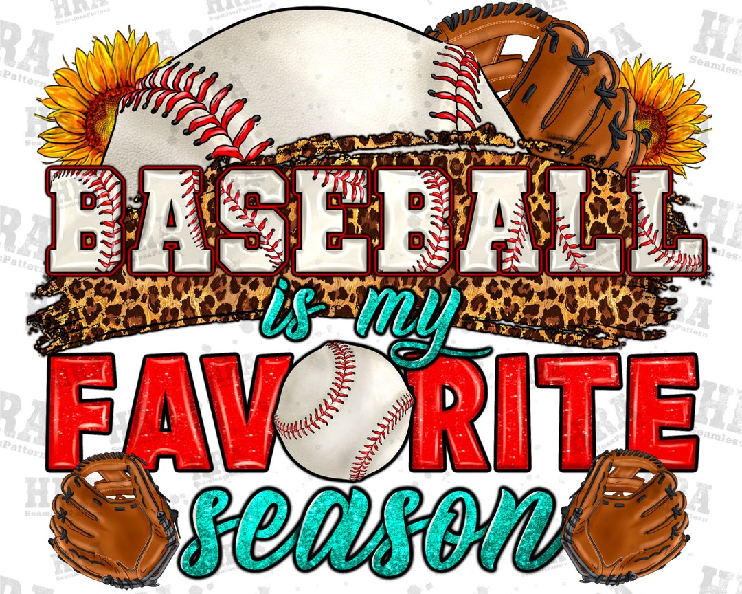 Western Baseball is My Favorite Season Png, Leopard Sunflowers Baseball ...