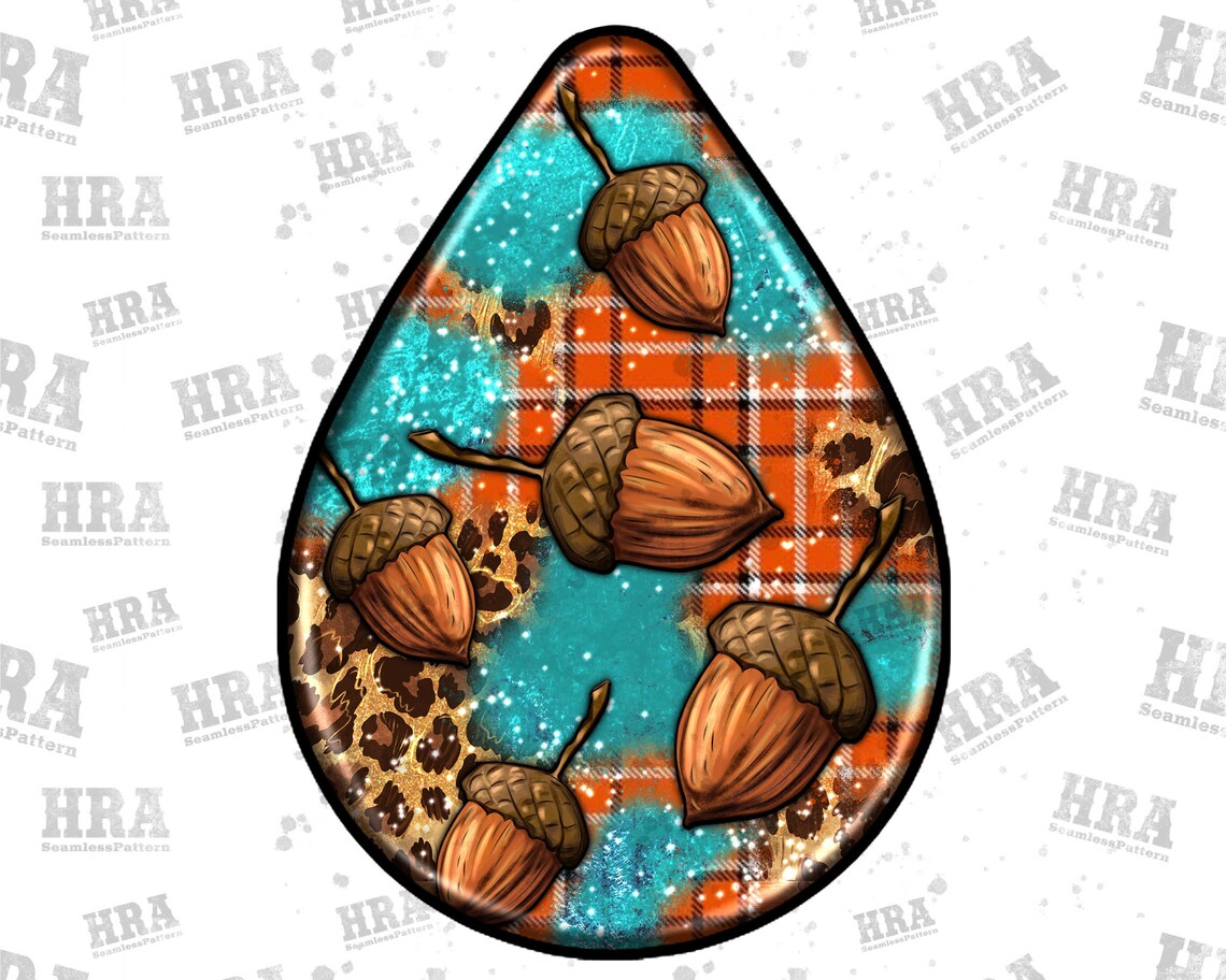 Fall Elements Teardrop Bundle Png Sublimation Designleopard - Etsy
