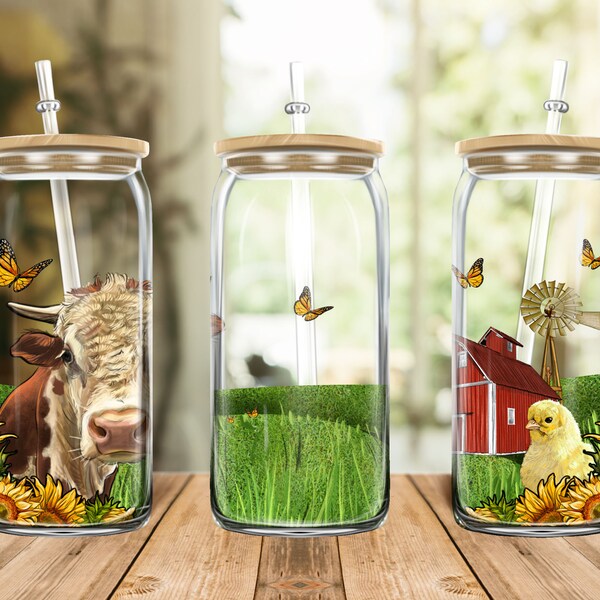Farm Glass - Etsy