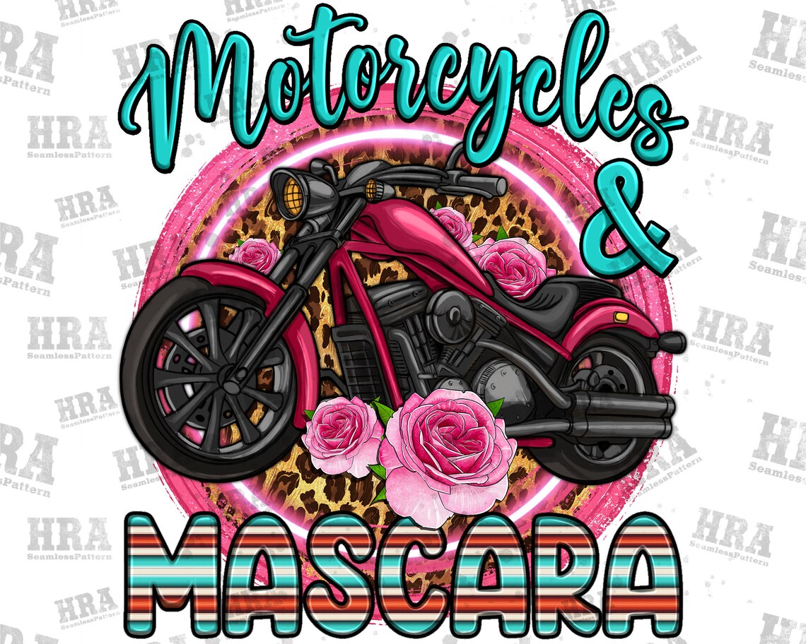 Motorcycles and Mascara Chopper Motorcycle Png Sublimation - Etsy Australia