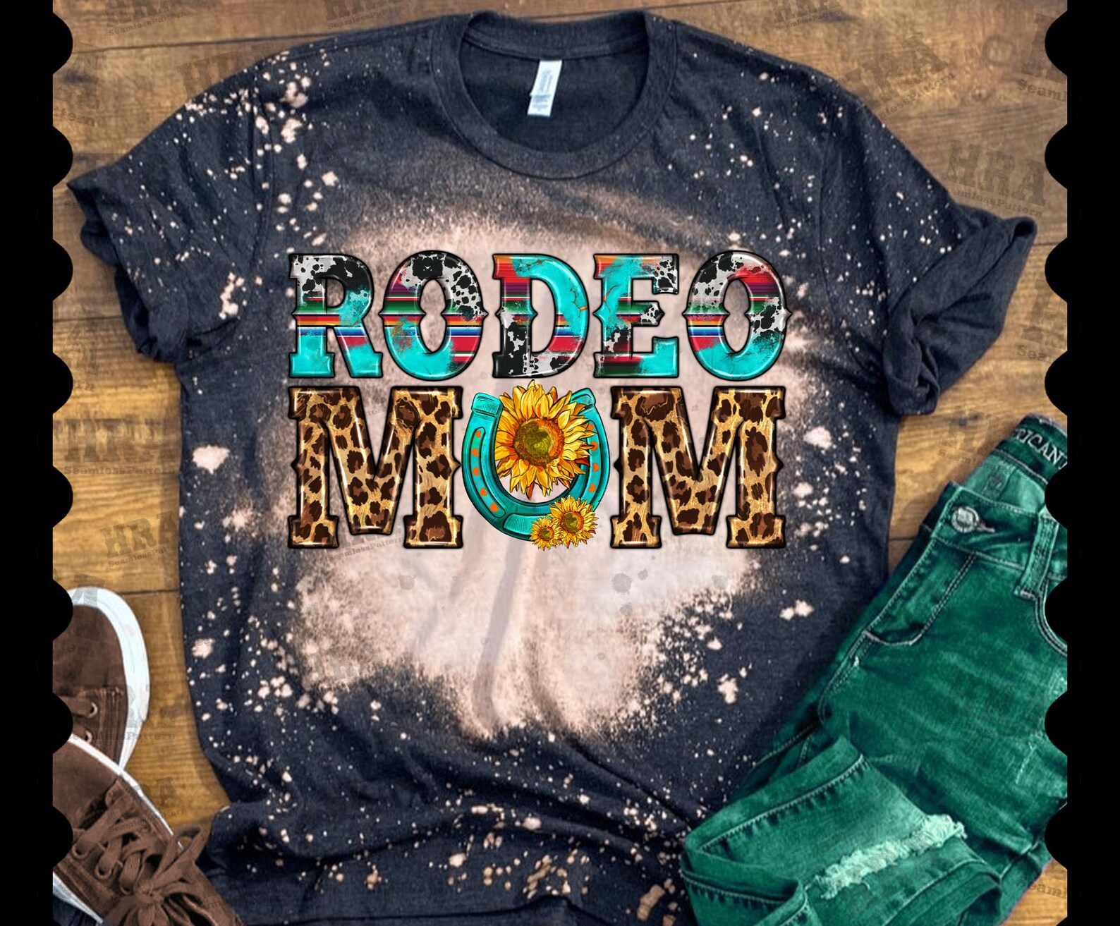 Western Rodeo Mom Png Sublimation Design Leopard and - Etsy