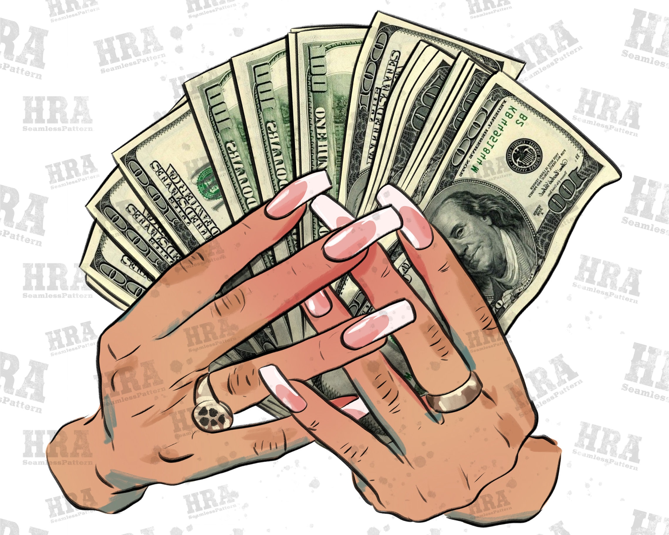 Money In Hand Png