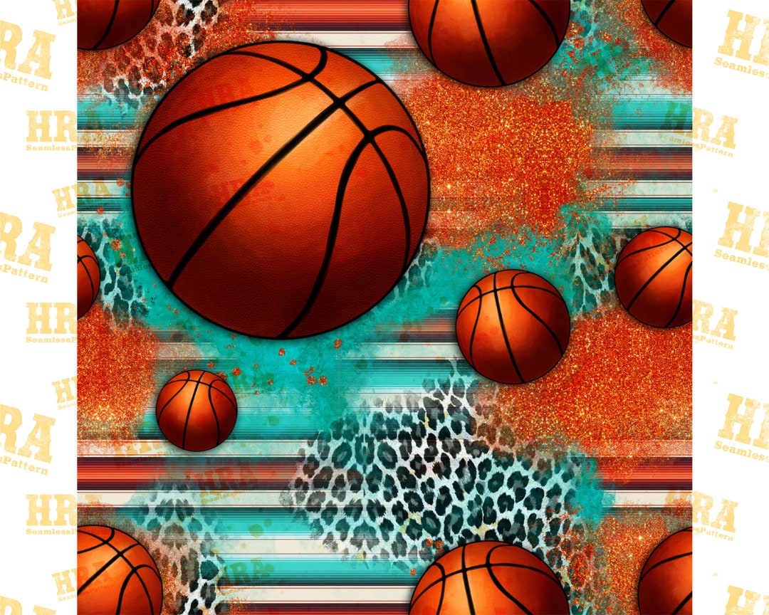 Basketball Seamless Pattern Sublimation Design Png,seamless Pattern Png ...
