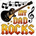 My Dad Rocks Png Sublimation Design, Father's Day Png, Dad Png, Dad ...