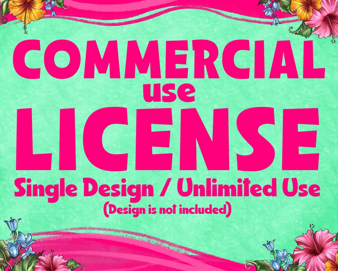 Commercial Use License for Small Businesses and Physical Products ...