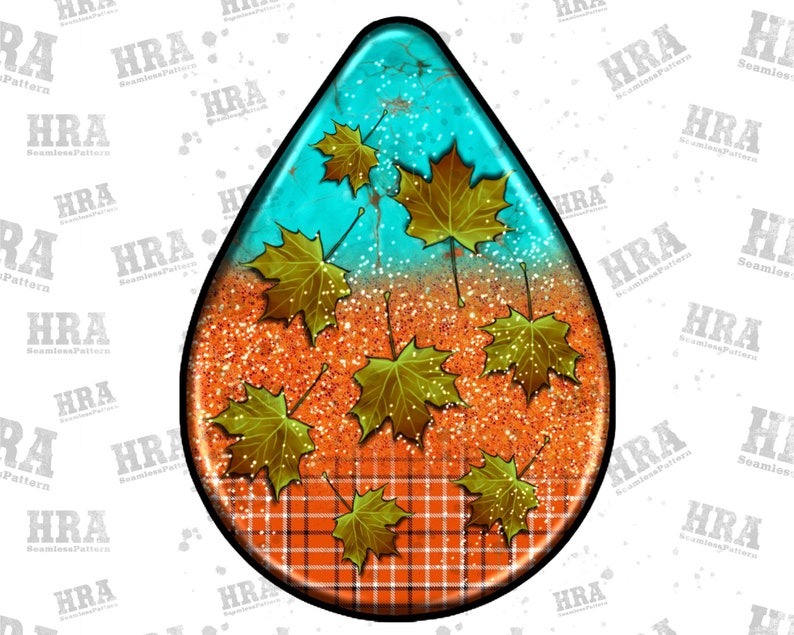 Fall Elements Teardrop Bundle Png Sublimation Designleopard - Etsy