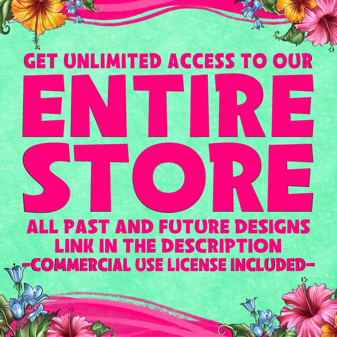 Entire Store Bundle, All Past and Future Designs for 1 Year Access ...
