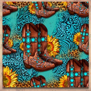 Rodeo Seamless Pattern Png Sublimation Design Bundle, Western Rodeo ...