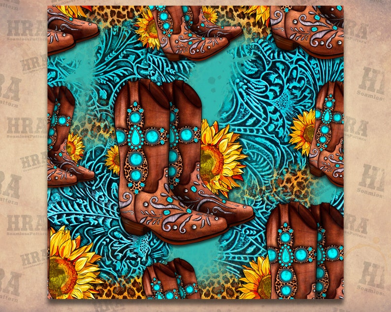 Rodeo Seamless Pattern Png Sublimation Design Bundle Western - Etsy