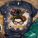 Messy Bun Truck Driver Wife Png Sublimation Design, Truck Driver Messy ...